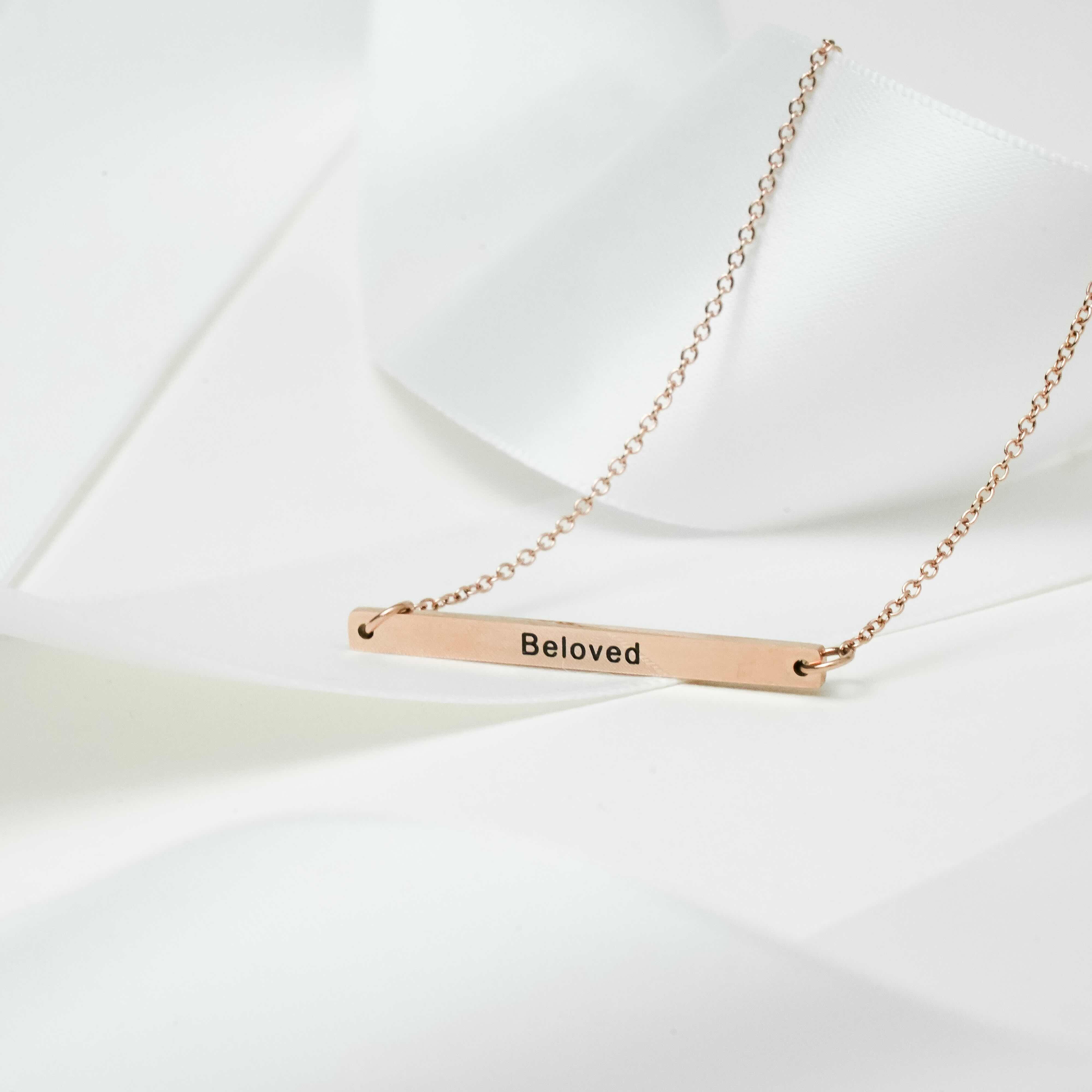 Beloved Bar Necklace
