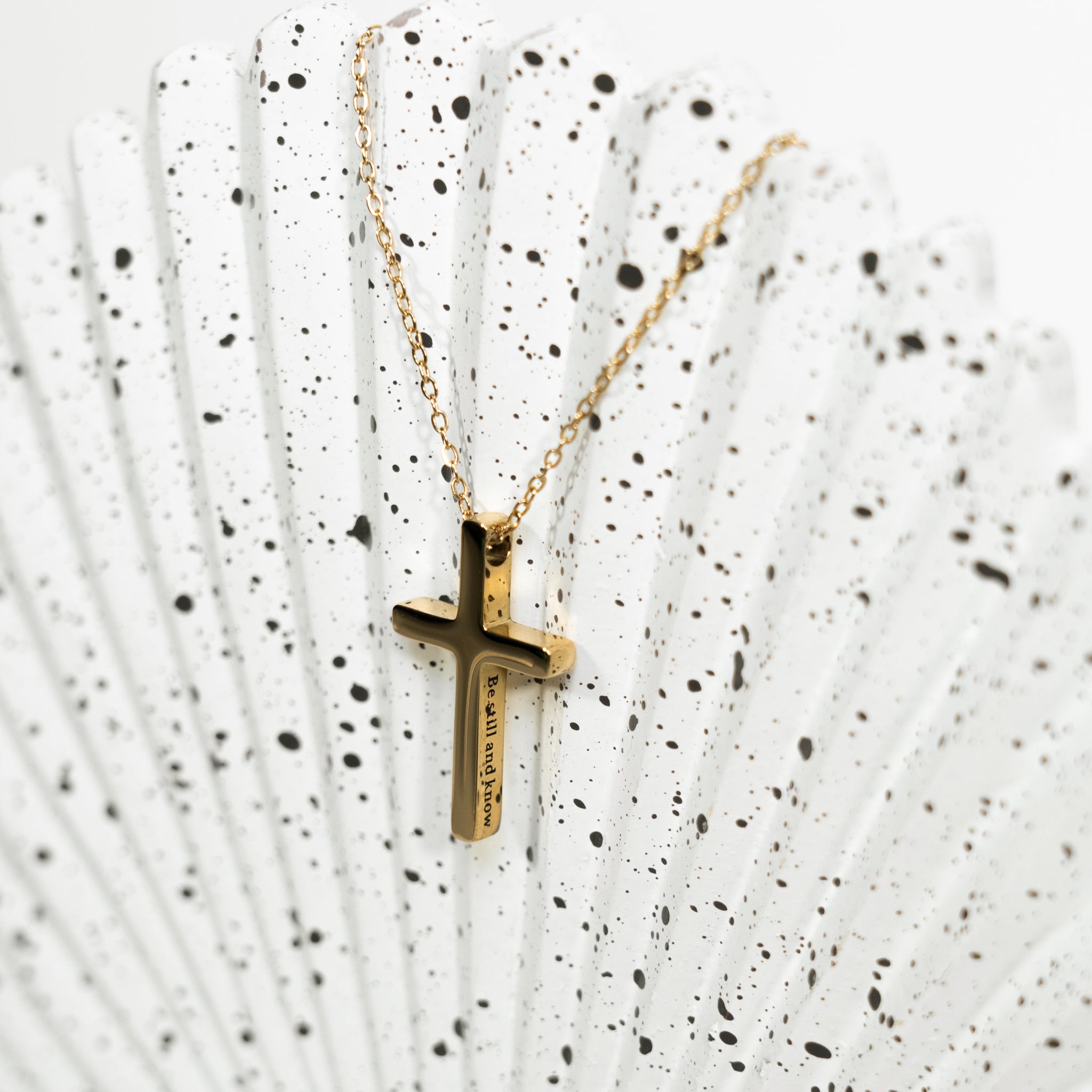 Be Still And Know - Cross Necklace – Forever Truth